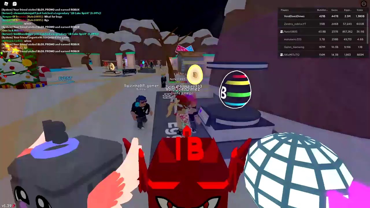 NEW YEAR EVENT IS HERE + 1B EGG (Roblox BGS) - YouTube