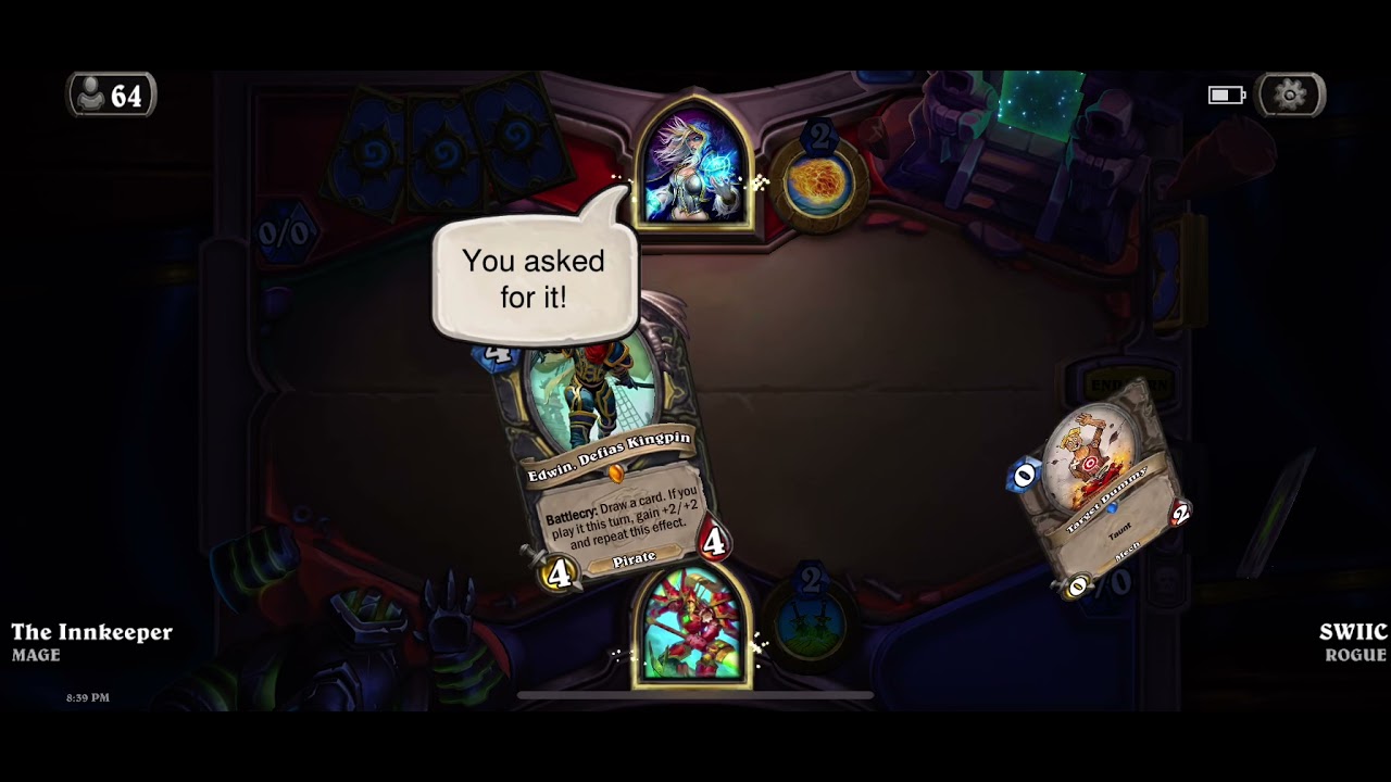 Hearthstone - Titanblade Valeera Emote Showcase - YouTube