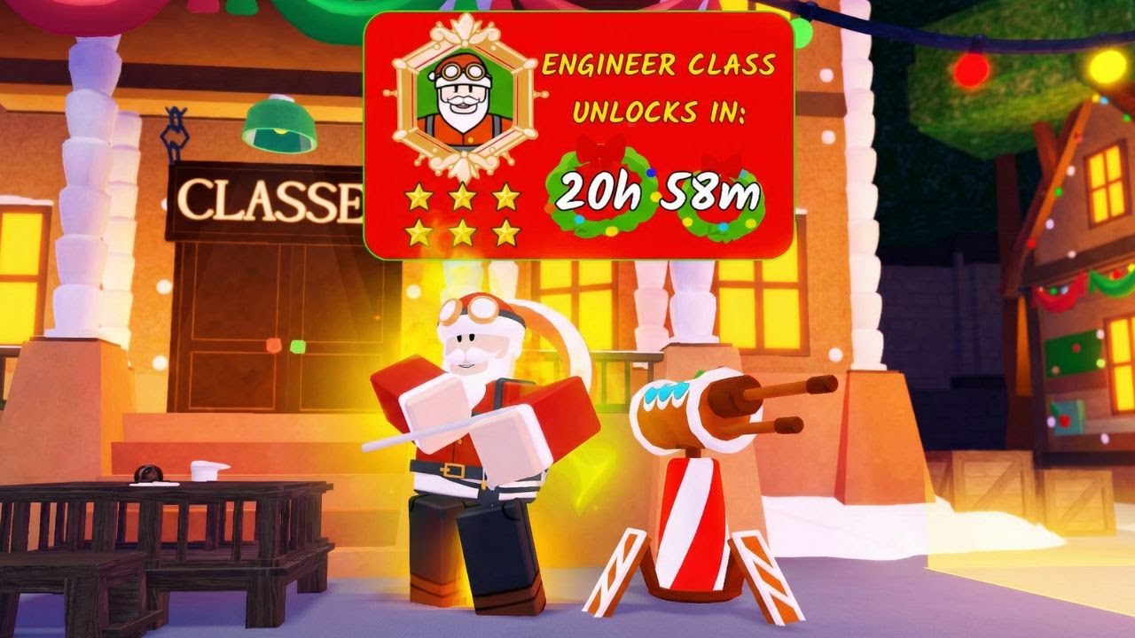 NEW ENGINEER CLASS in 99 Nights in the Forest! (Santa Class) - YouTube