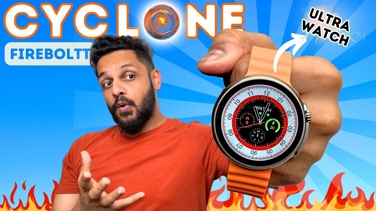 Fireboltt Cyclone Smartwatch Review & Unboxing ⚡️ Circular Ultra Watch ...