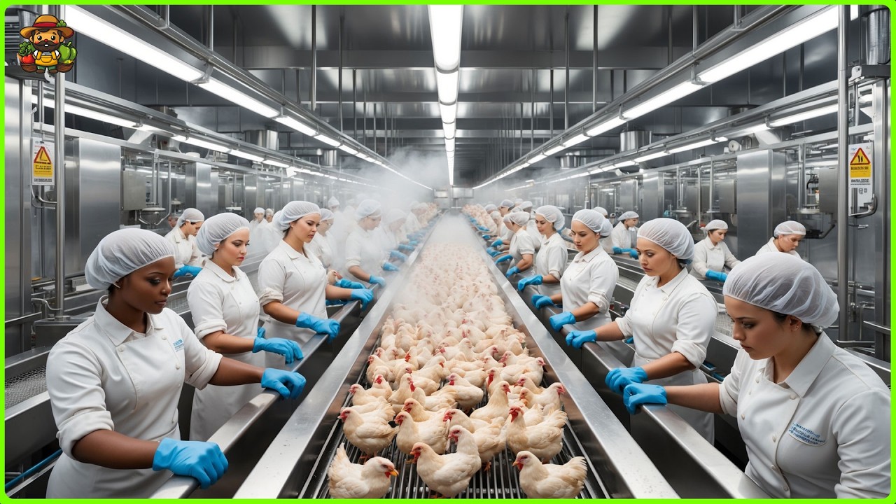 How American Farmers Raise Millions of Free Range Chicken For Eggs and ...