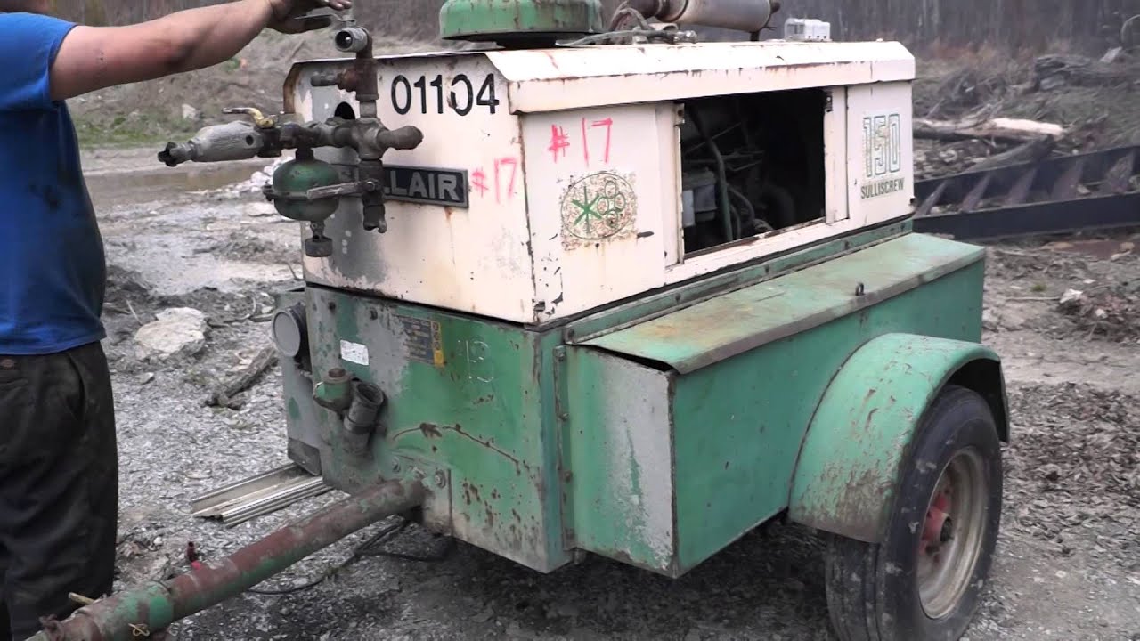 17 Sullair 150 Compressor - YouTube