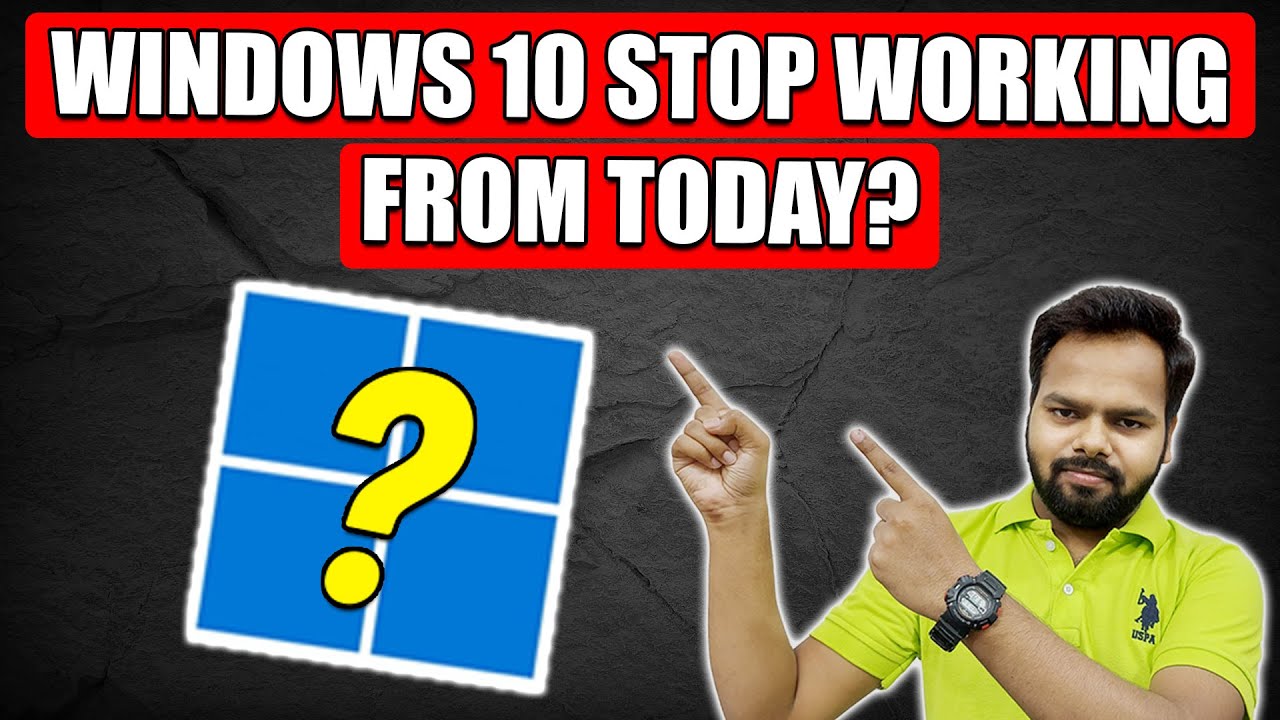 Windows 10 Stop Working From Today? | Microsoft Stops Sale of Windows ...