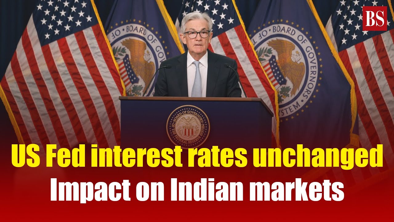 US Fed keeps interest rates unchanged: Impact on Indian markets - YouTube