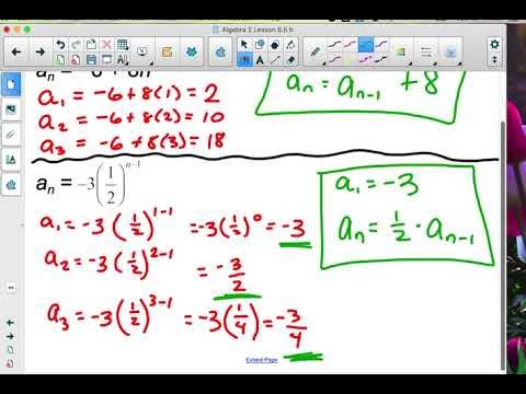 Algebra 2 Lesson 8.5 part 2 - YouTube