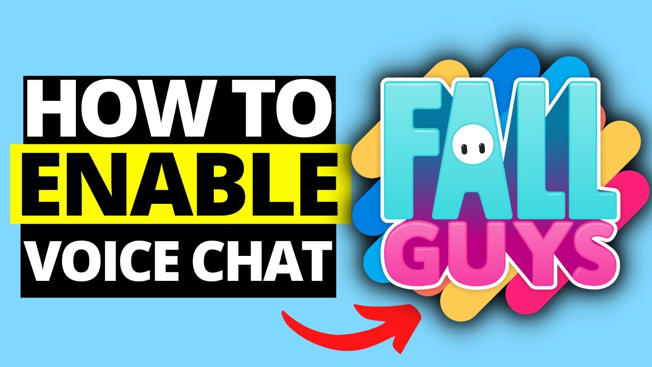 How To Turn ON Voice Chat In Fall Guys - YouTube