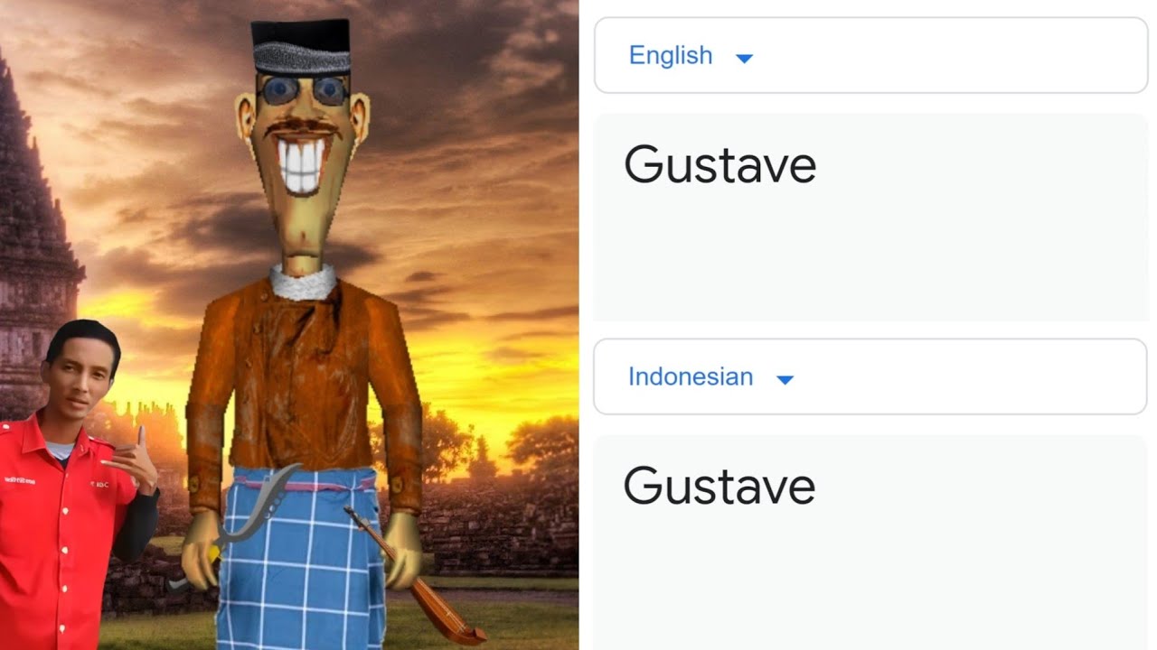 Gustave in different languages meme - YouTube