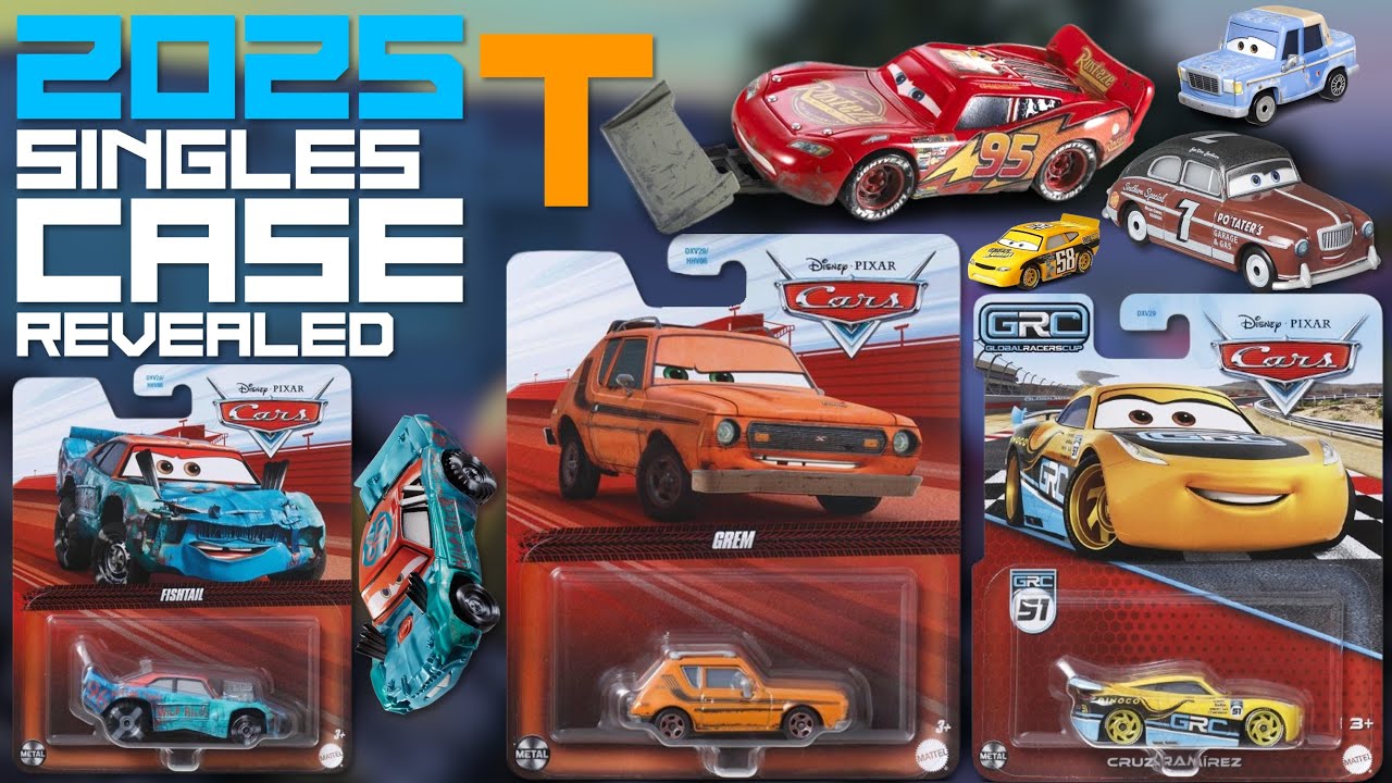 Mattel Disney Cars 2025 Singles Case T COMPLETE Contents - Grem ...
