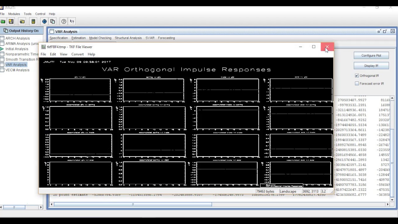 Structural VAR using JMulti - YouTube