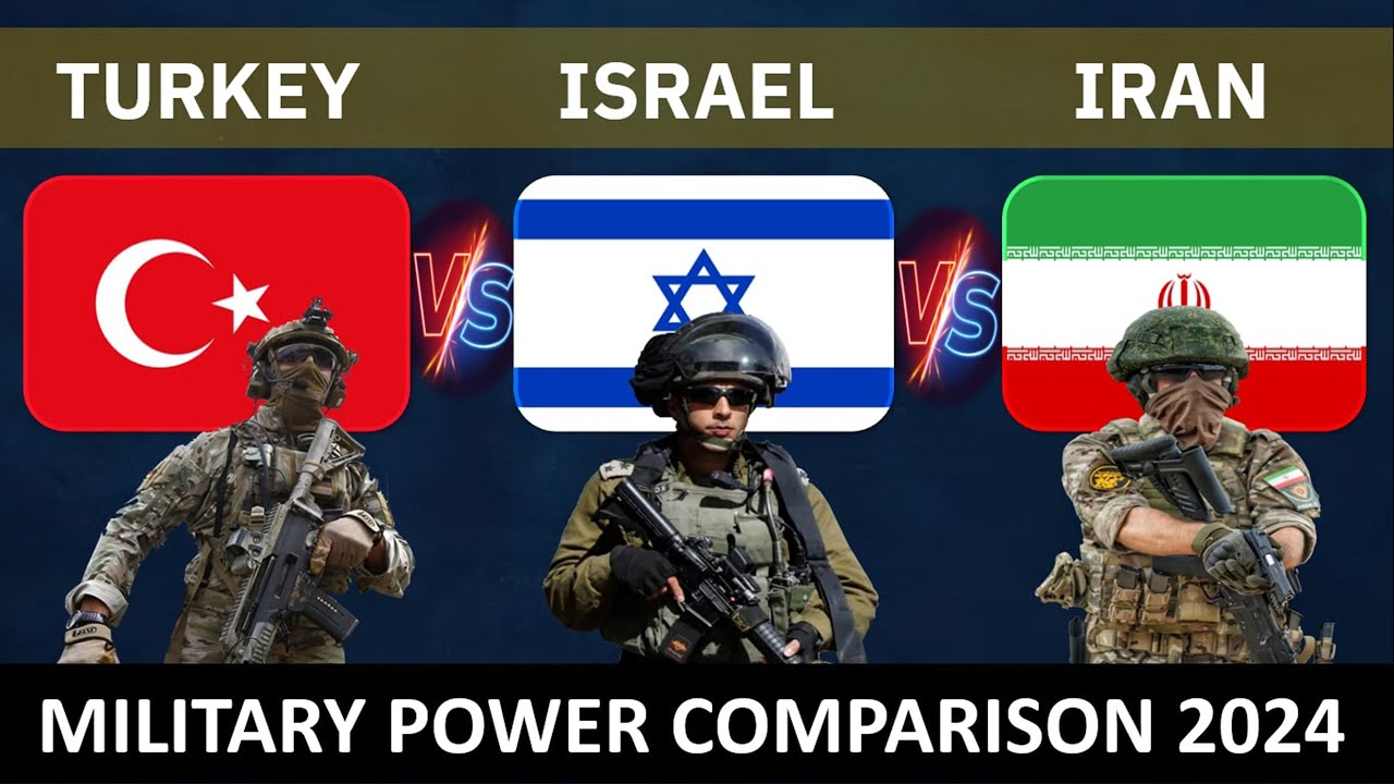 Turkey vs Israel vs Iran Military Power Comparison 2024 | Defense Tube ...