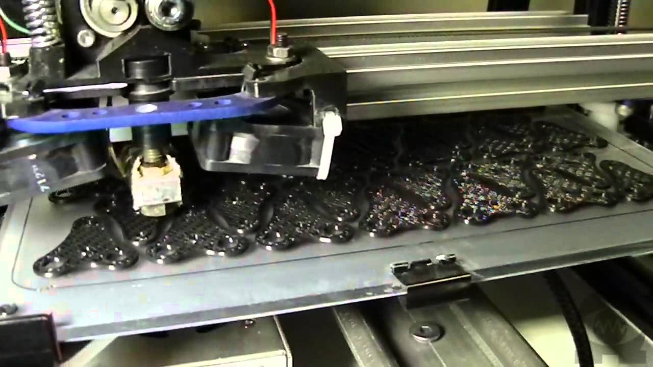 Printing MendelMax 2 Z Axis Endstop Mounts - YouTube