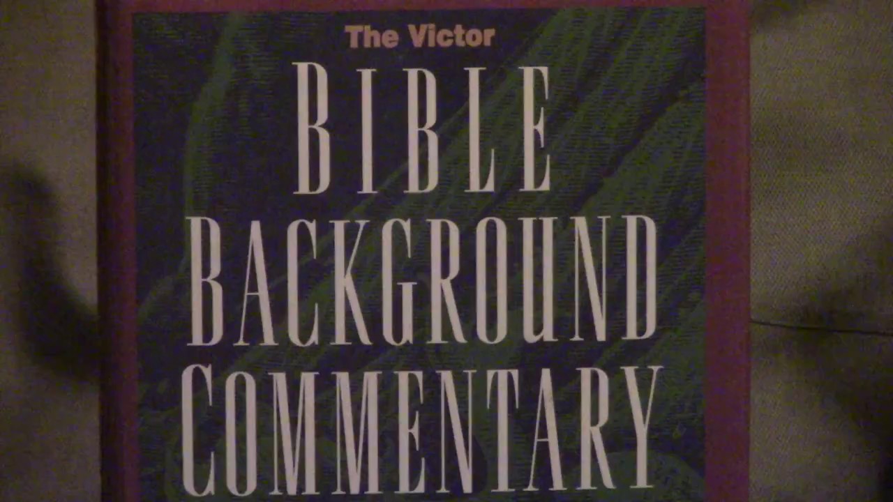 Book Review - The Victor Bible Background Commentary NT By Lawrence D ...