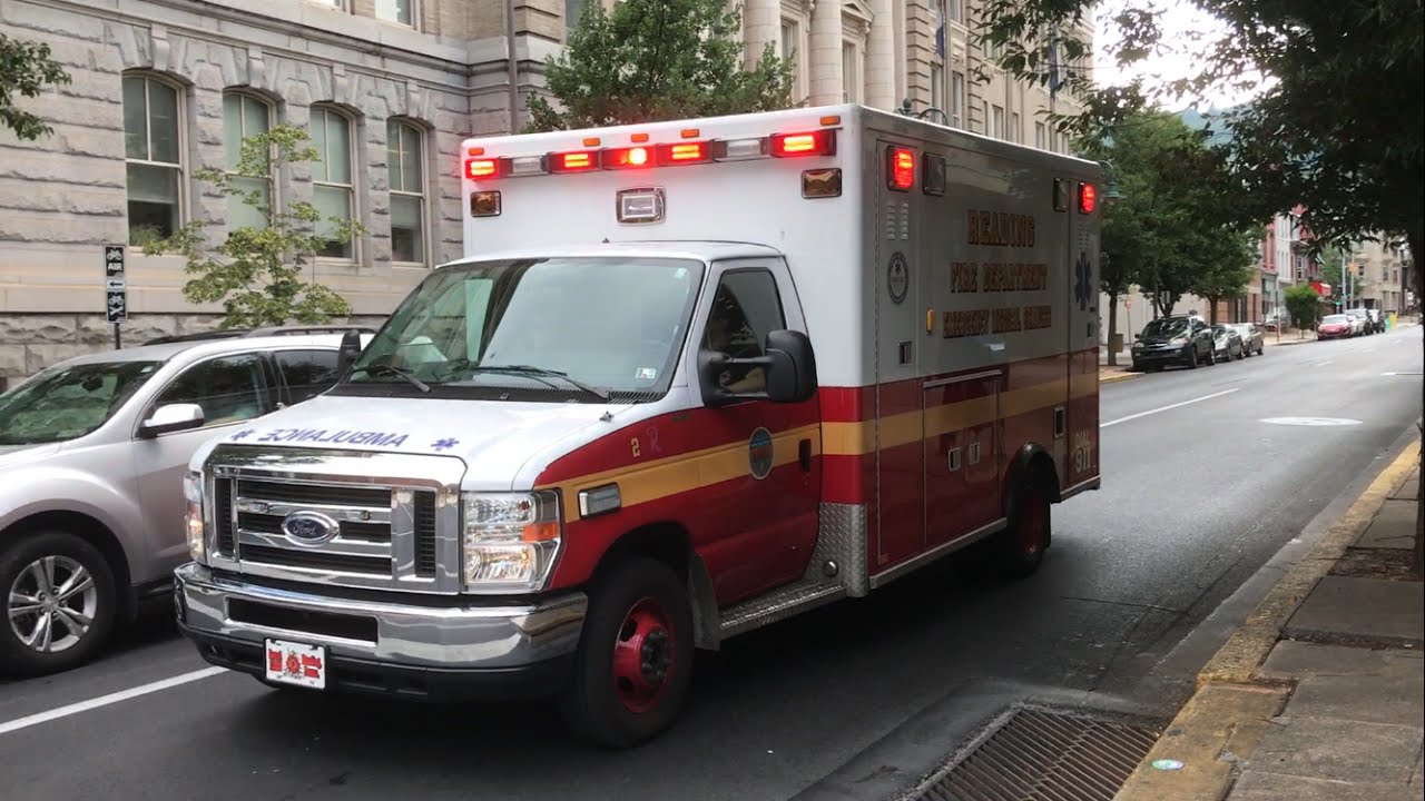 Reading Fire Department Medic 2 Responding 6/19/17 - YouTube