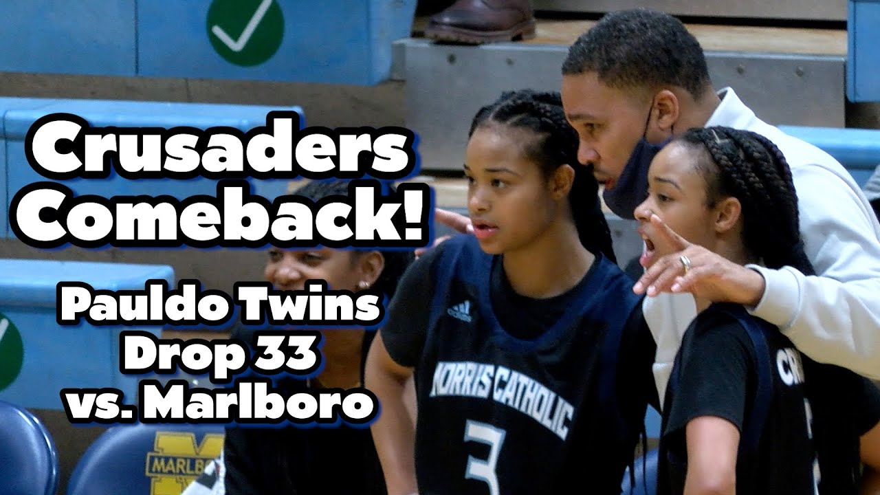 Morris Catholic 53 Marlboro 37 | HS Girls Basketball | Pauldo Twins ...