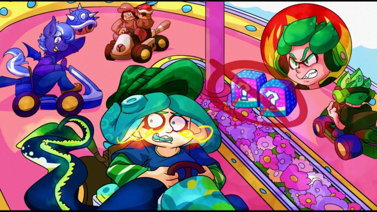 mk8 funny moments!!! - jeppie misses item blocks - race of the bests ...