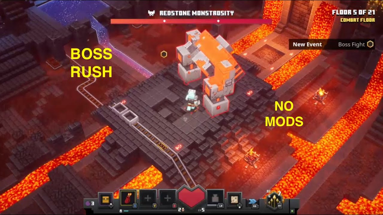 Minecraft Dungeons Boss Rush - YouTube