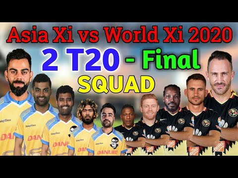 Asia Xi vs World Xi Series 2020 | Schedule, Time - Table, Squad | Asia ...