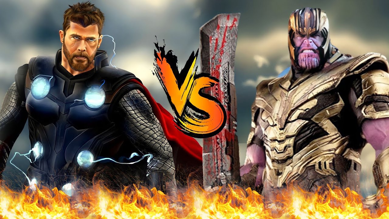 THOR VS THANOS | EPIC FIGHT BETTLE | Avengers Assemble | Franklin | GTA V - YouTube