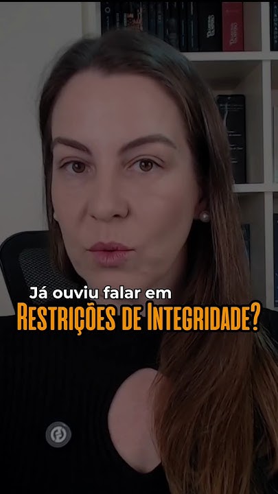 Restrições De Integridade Bancodedados Database Consultassql Sql Sqliniciantes Youtube