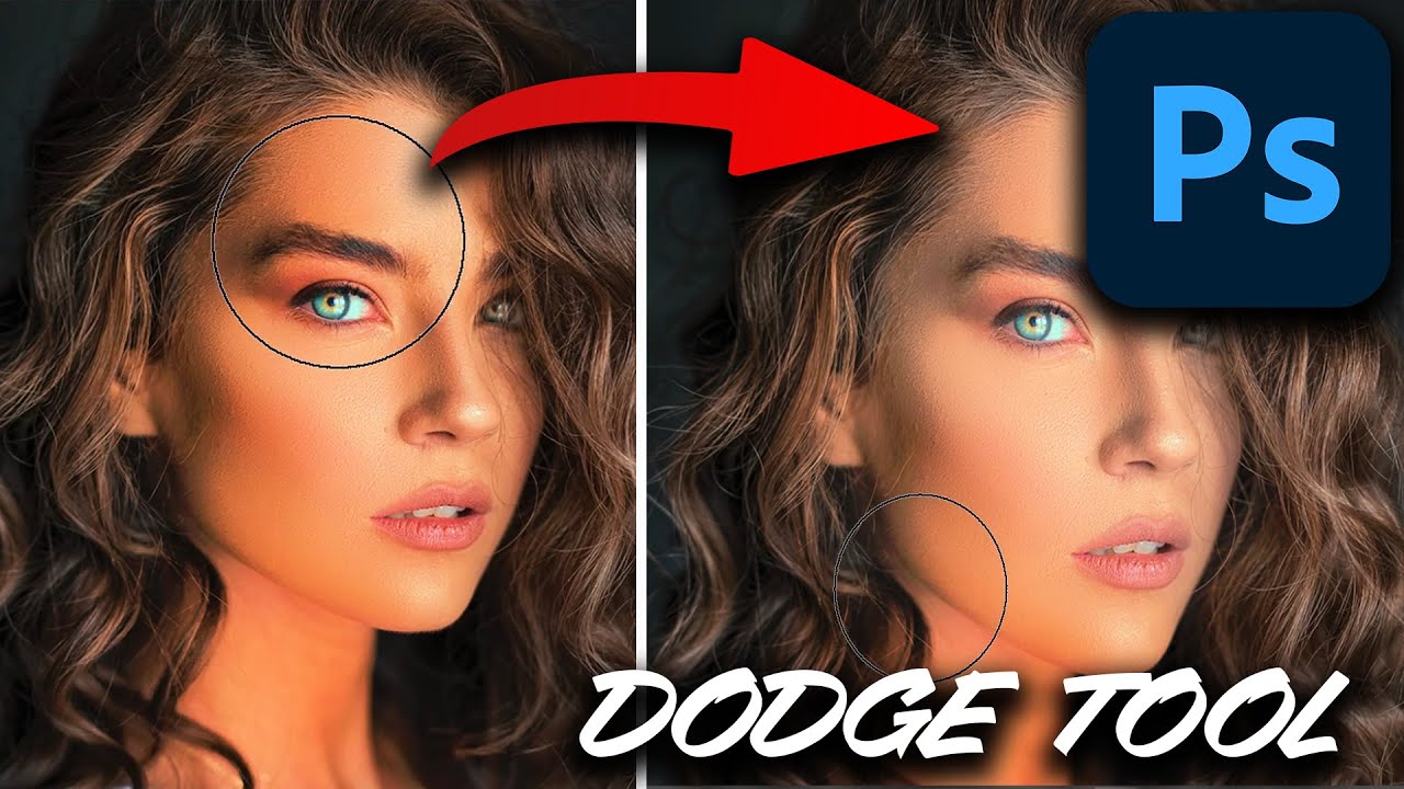 Photoshop Dodge Tool Tutorial - YouTube