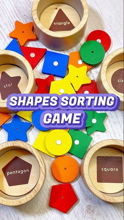 Shapes Sorting Game for Toddlers | Learn Shapes for Toddlers | Learning ...