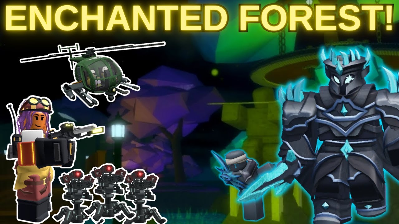 DUO FALLEN ON ENCHANTED FOREST! | Tower Defense Simulator - YouTube