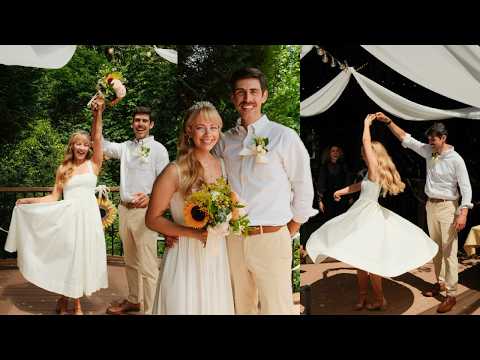 We got married!! 🤍 Our cozy backyard wedding story