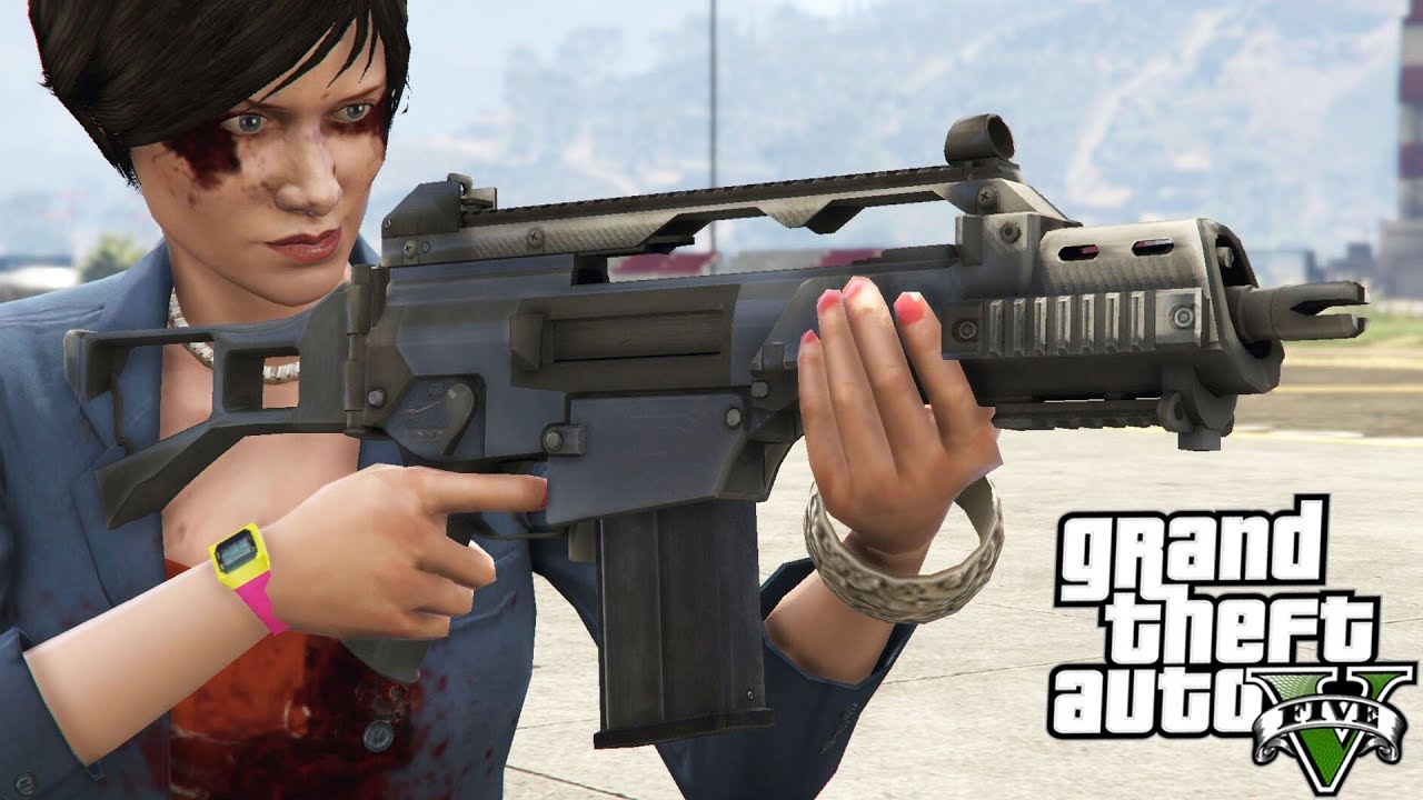 GTA V G36C (Battlefield 3) - YouTube