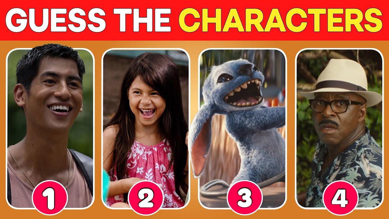 🐨💙 Guess Lilo & Stitch Characters by Their Voice🔥2025 Lilo & Stitch ...