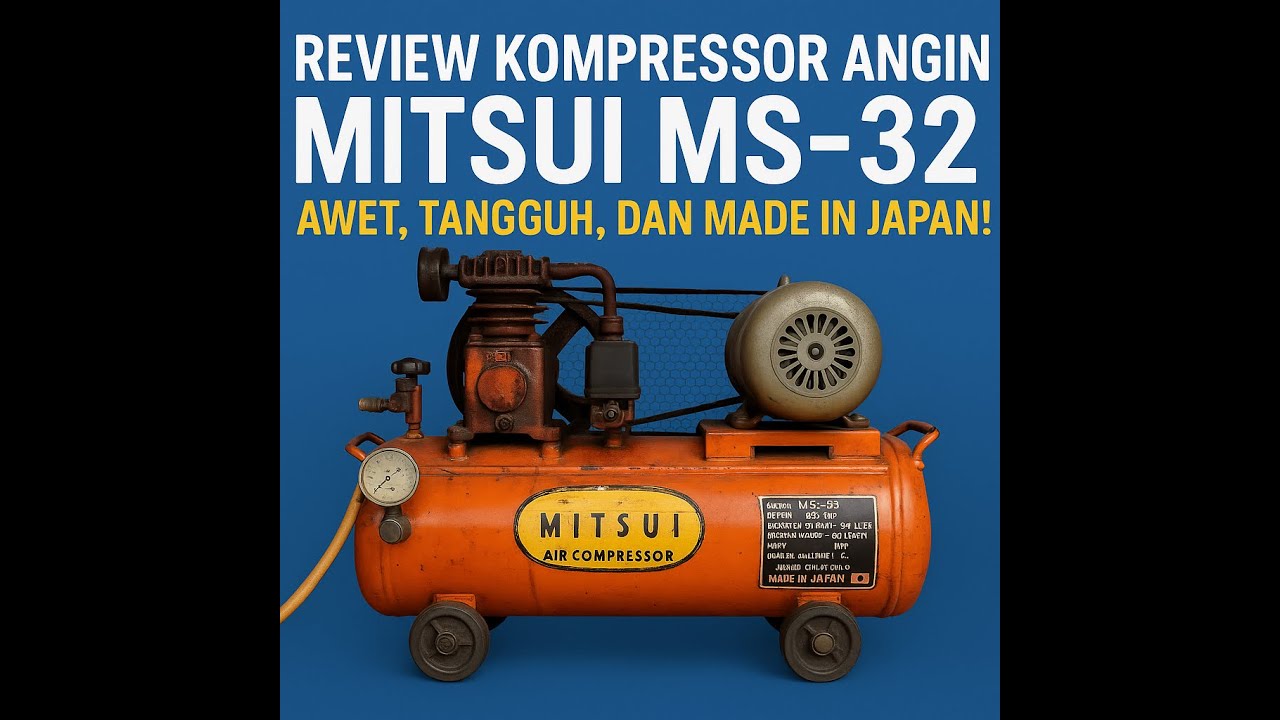 Review Kompresor Mitsui MS-32 Awet, Tangguh dan Made in Japan! # ...