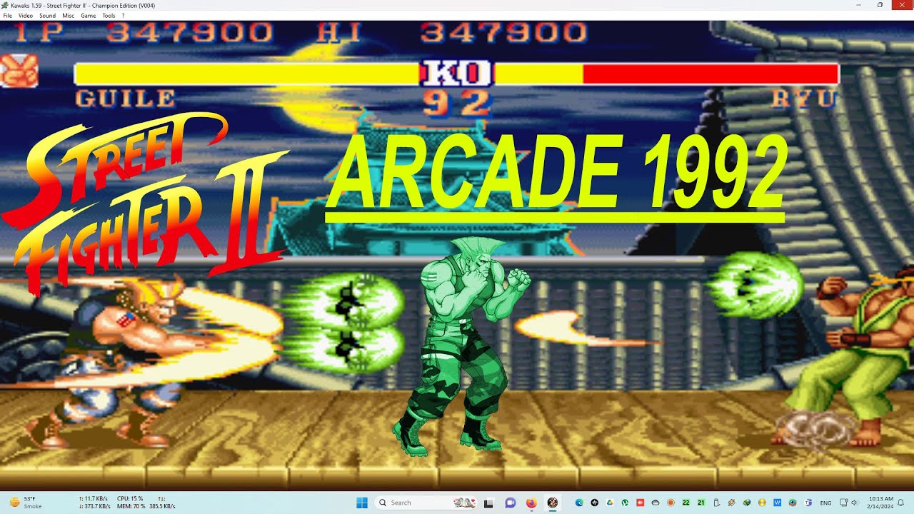 Street Fighter II - Guile (Arcade / 1992) - YouTube