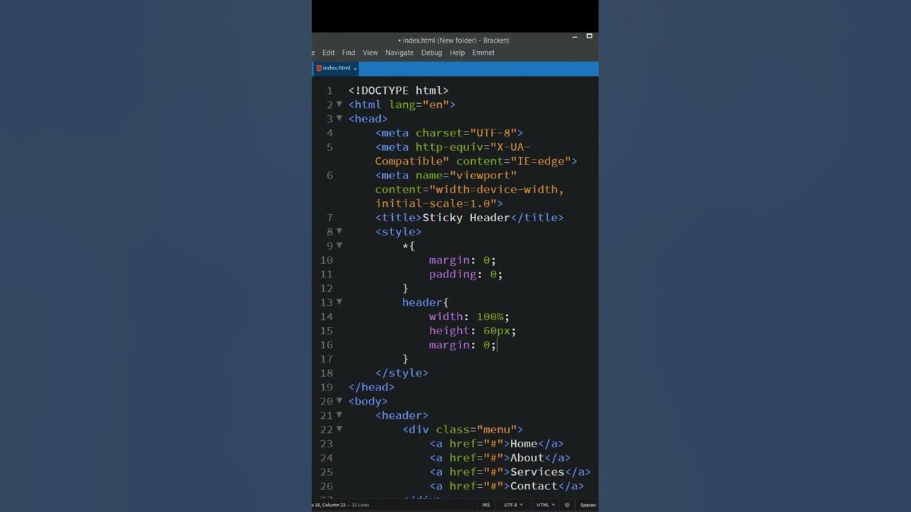Pure Css Sticky Header On Scroll Css Tricks Youtube 4270