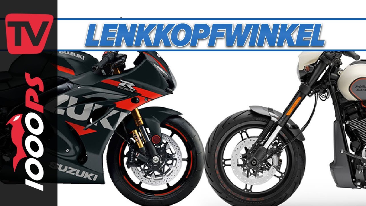 Video: Lenkkopfwinkel am Motorrad - Wir klären auf - Technische Daten ...