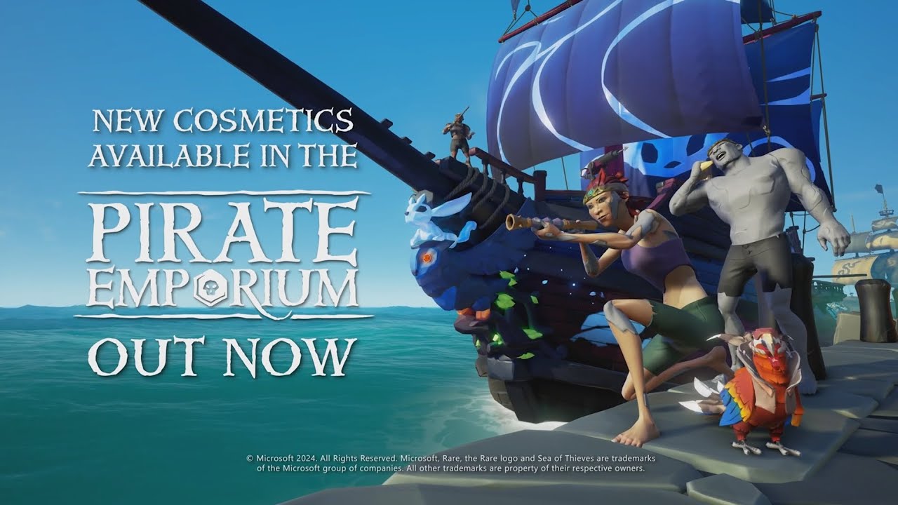 Gorgon (+ other Cosmetics) | Sea of Thieves Pirate Emporium Update ...