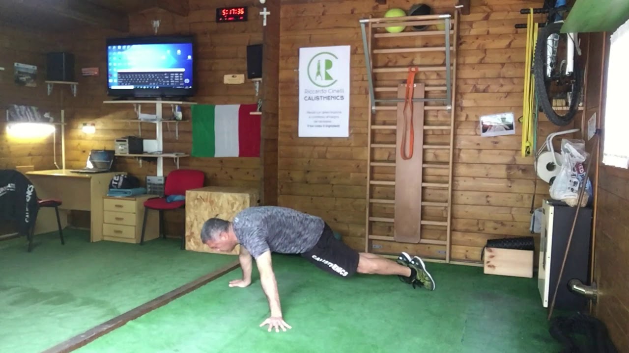 PSEUDO PLANK PUSH UP - YouTube