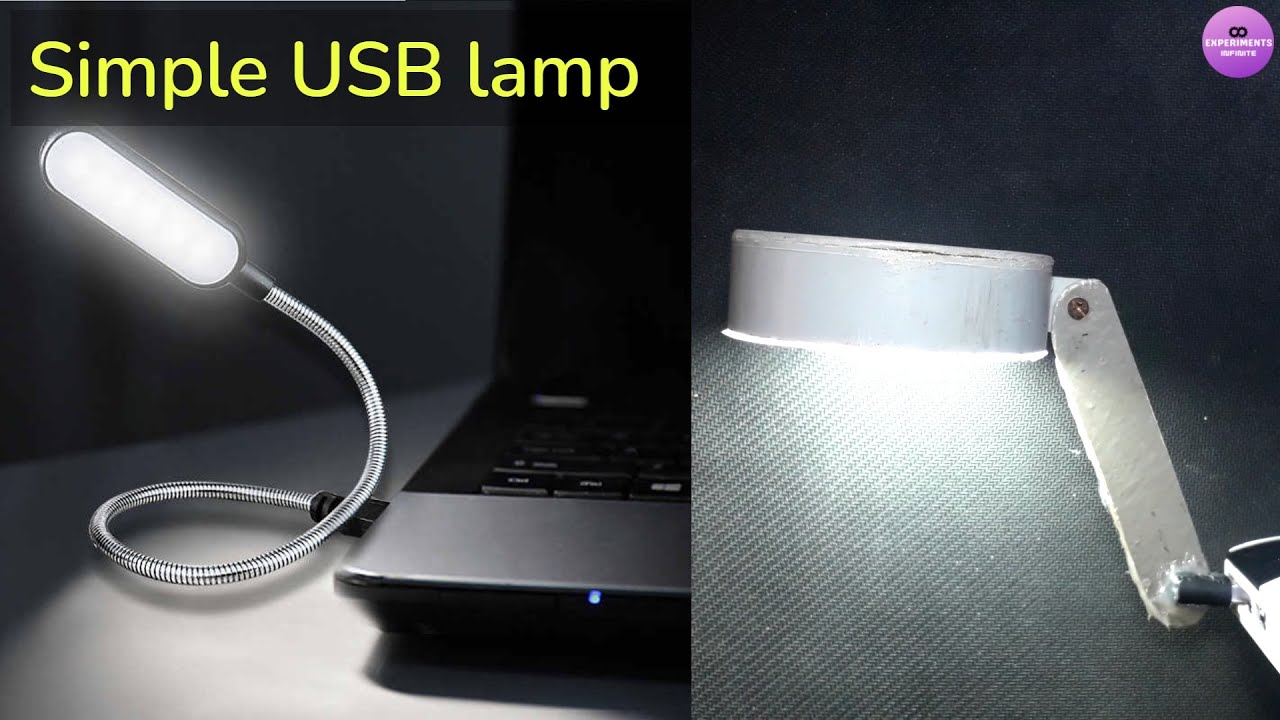DIY Simple USB lamp || 💡 #Experimentsinfinite - YouTube