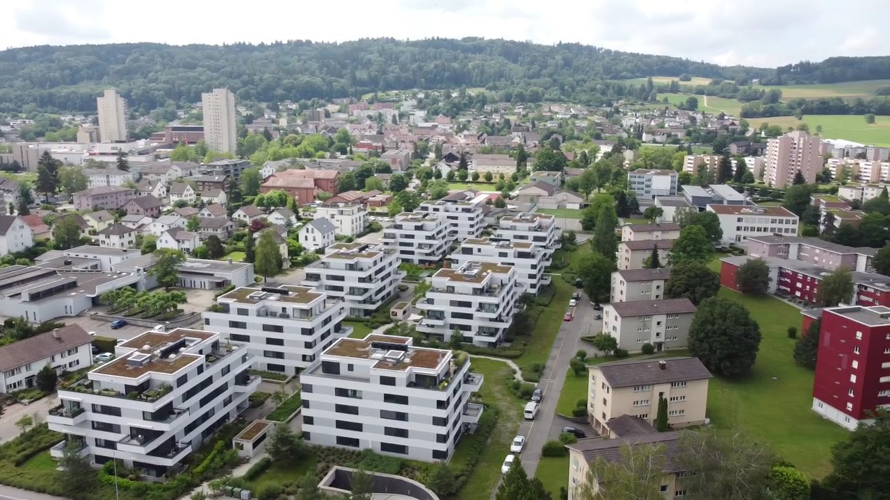 Panorama über Regensdorf - YouTube