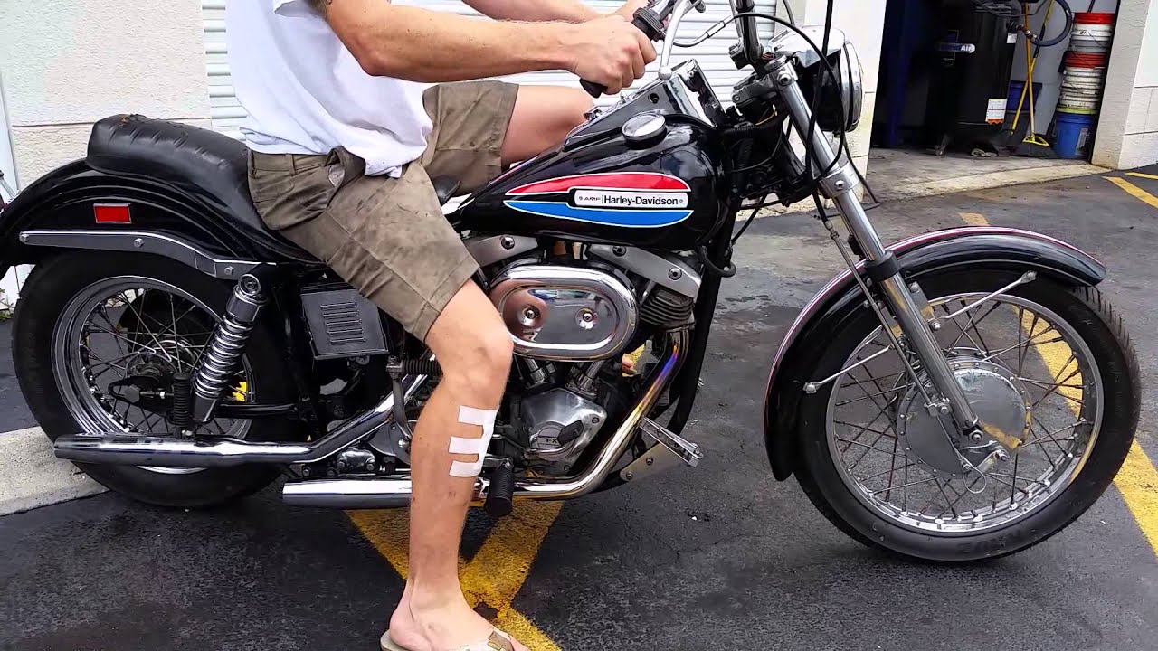 1972 Harley Davidson Shovelhead Midnight Express For Sale! - YouTube