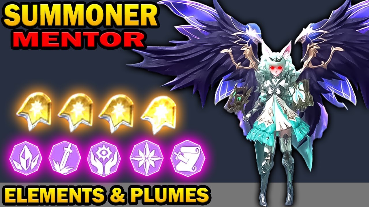 MU ORIGIN 3 ASIA - SUMMONER MENTOR | ELEMENTS & PLUMES | MenchDrey ...
