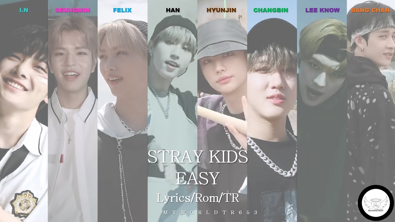 Stray Kids - Easy (Color Coded) (lyrics/romanized/TR) - YouTube