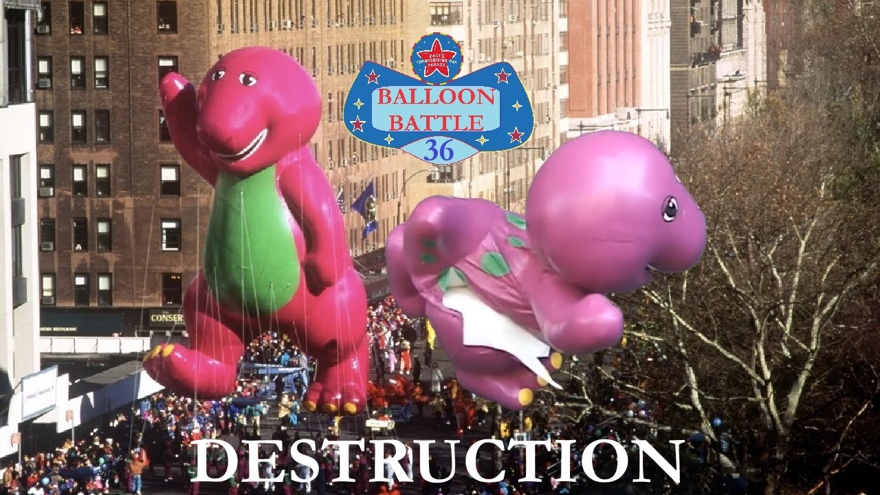 BB36: History of Barney the Dinosaur's Macy's Parade Balloon - YouTube