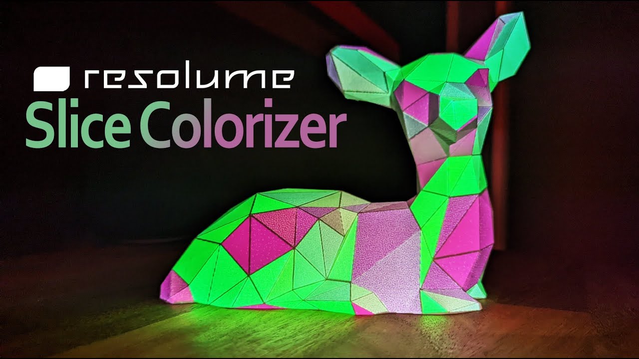 Resolume - Colored Slices with the "Slice Colorizer" - YouTube