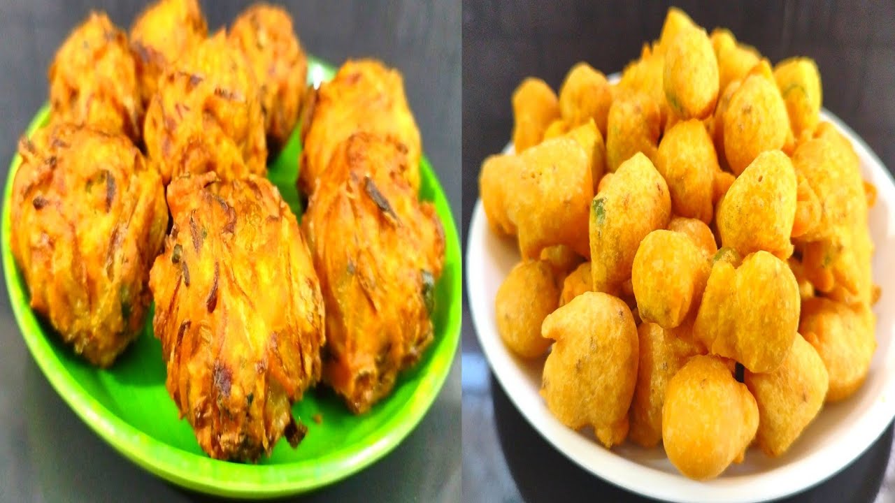 తక్కువ టైంలోఈజీగా చేసుకునే 2రకాలస్నాక్స్ | Onion pakoda recipe | allam ...