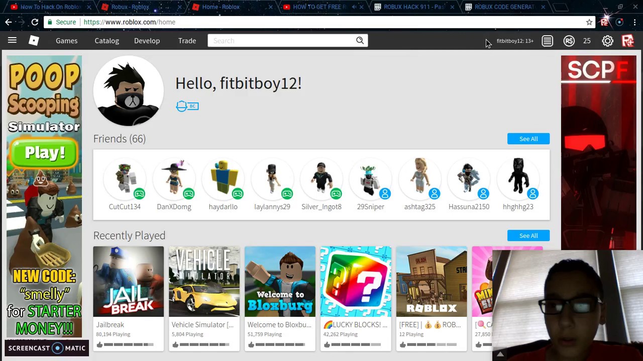HACKING ROBUX - YouTube