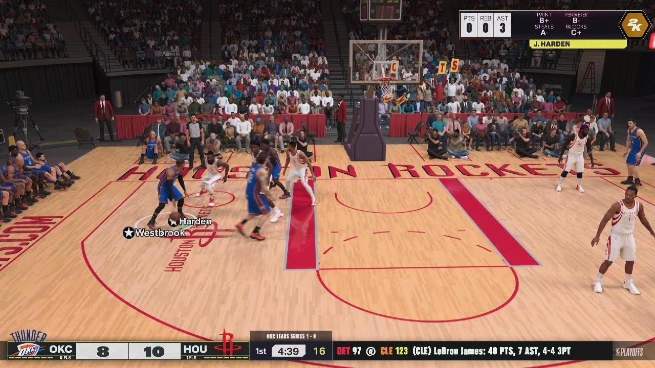 NBA 2K25 1st Half Harden 2012 Era Gm 2 was Fire legooooo - YouTube