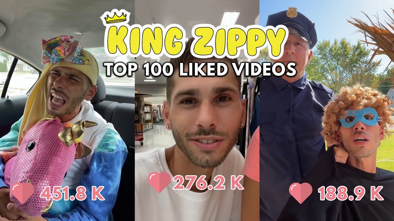 King Zippy Top 100 TikTok Videos | PART 1 of 2 - YouTube