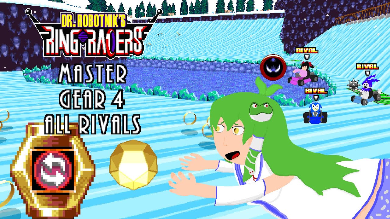Ring Racers: Recycle Cup B, Master Mode, Gear 4, all rivals. - YouTube