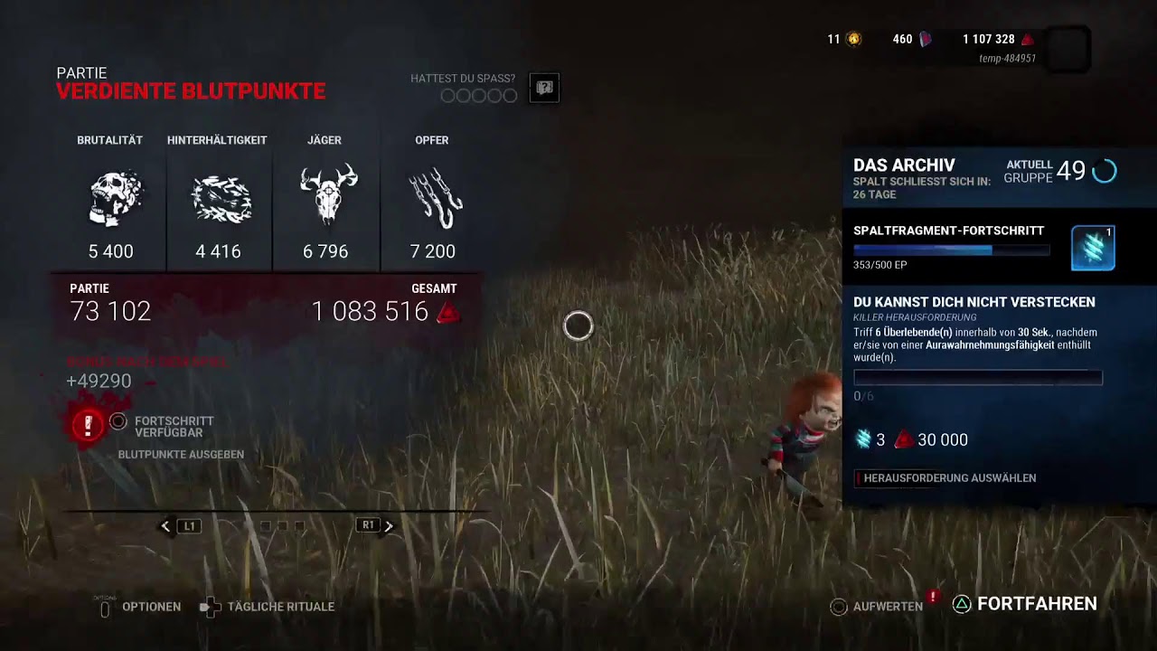 Dbd: Chucky builds probieren3🤡 - YouTube