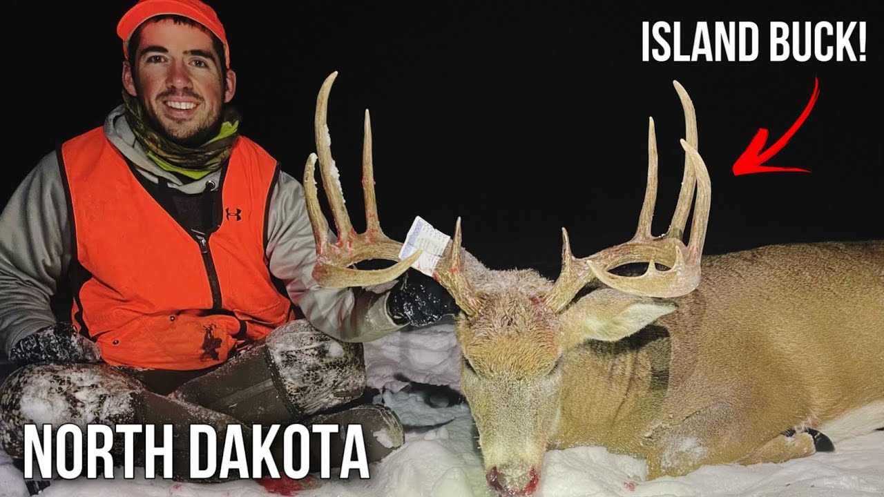 HUNTING ISLAND BUCKS in NORTH DAKOTA - (ALL DAY SIT IN SINGLE DIGIT ...