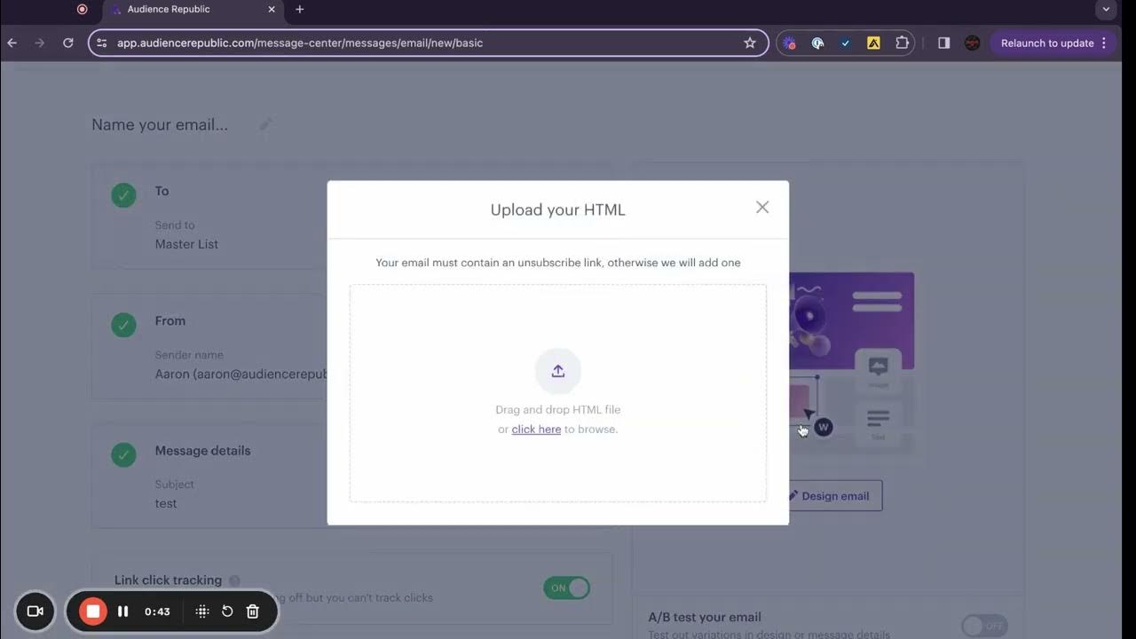 How to Upload HTML Files for Emails - Best Practices Pt. 8 - YouTube